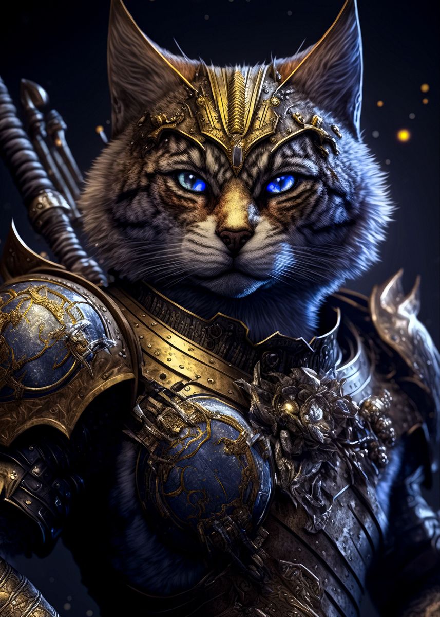 'Alliance Commander Cat' Poster by XENOS | Displate