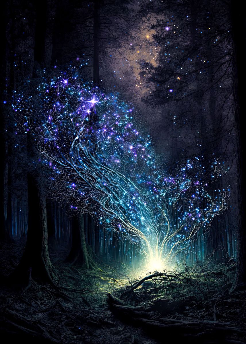 'Forest Spirit' Poster, picture, metal print, paint by AlekSunDoor Art ...