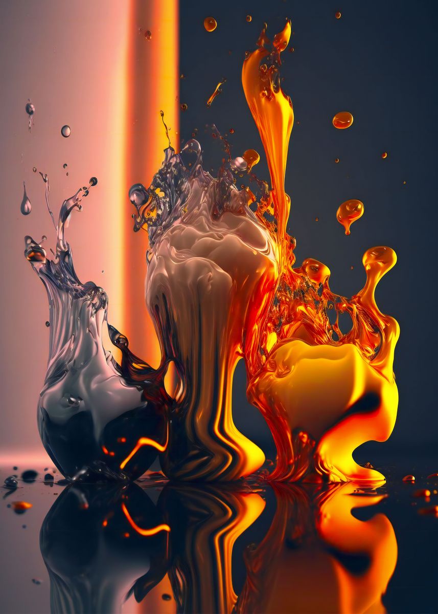 'Ivory Luster' Poster, picture, metal print, paint by Sparkls | Displate