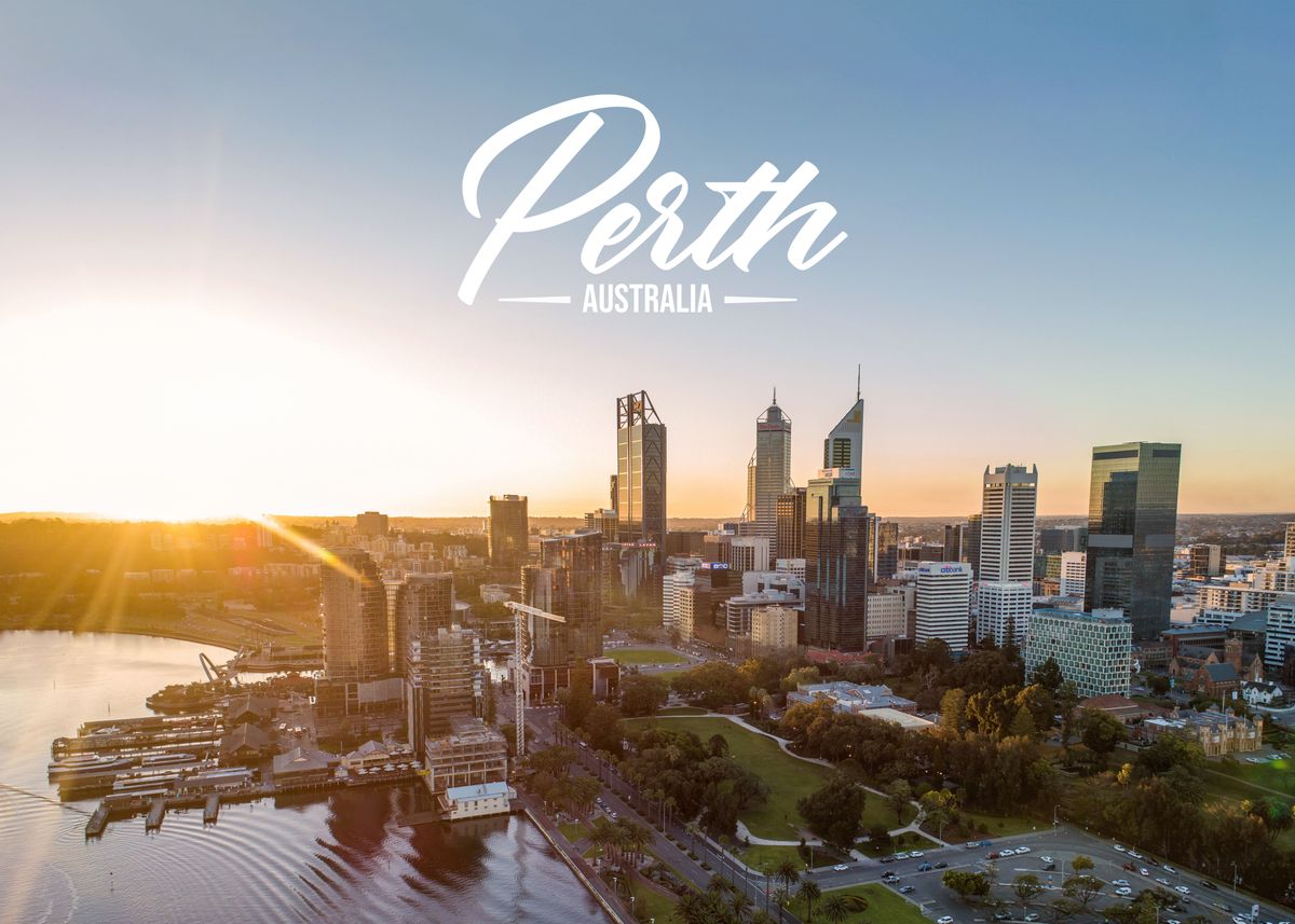 'Perth' Poster by Tim Kaiser | Displate