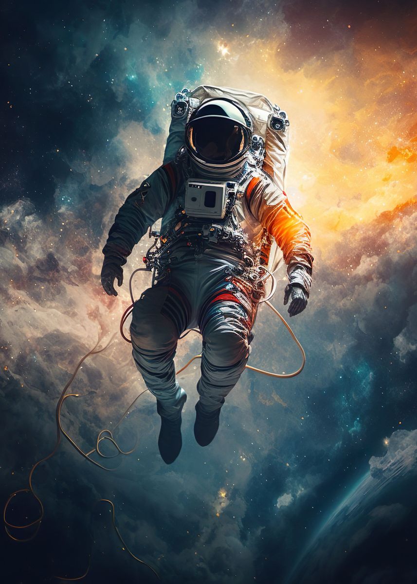 'The Intrepid Explorer' Poster, picture, metal print, paint by ...