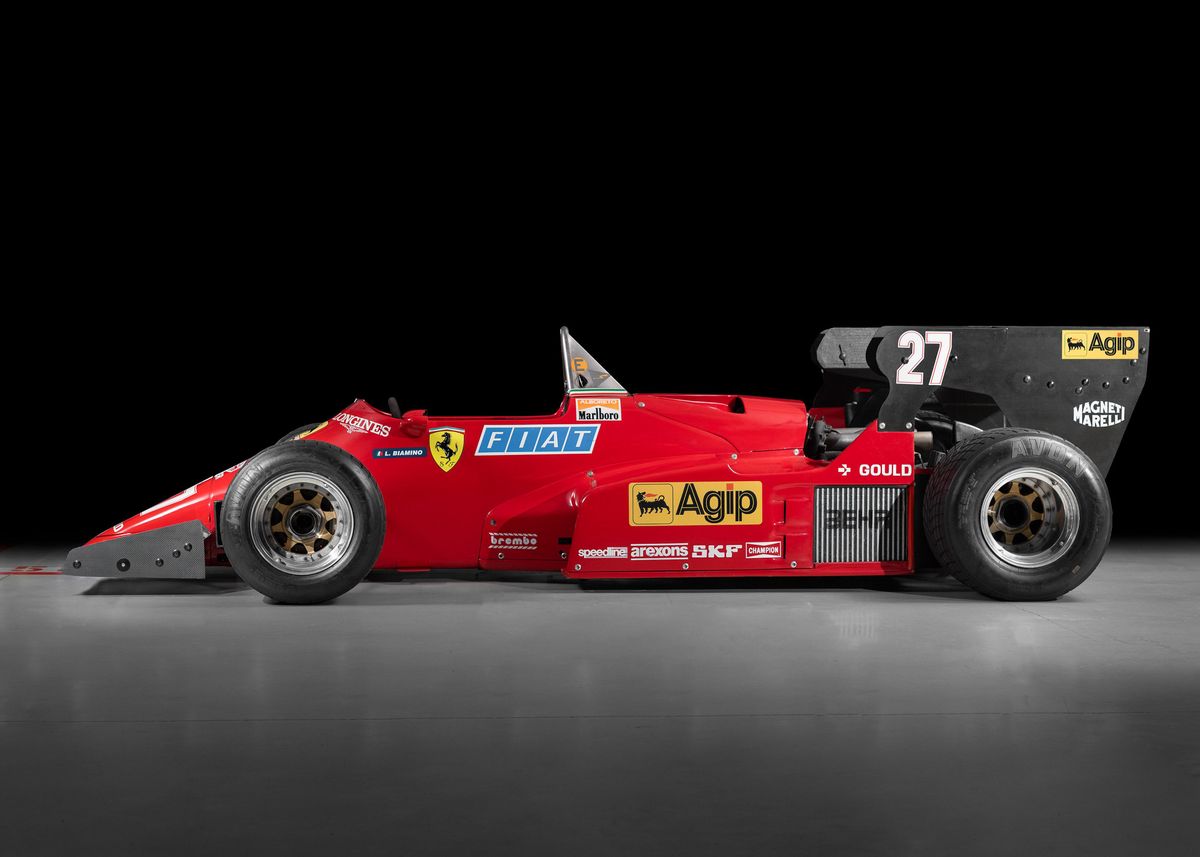 '1984 Ferrari 126 C4 F1 Car' Poster by Finn Vidtak | Displate