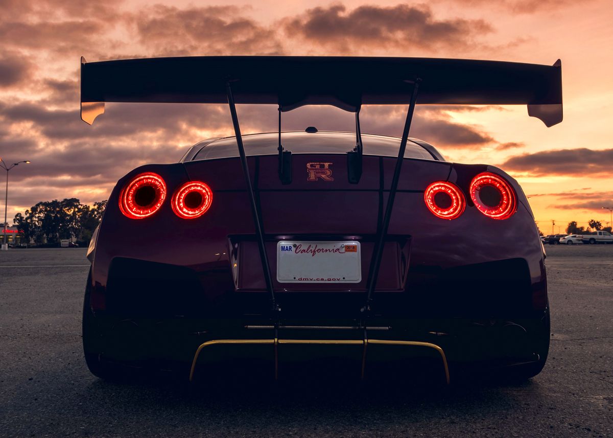 'Nissan GTR R35' Poster by Spot Cars | Displate