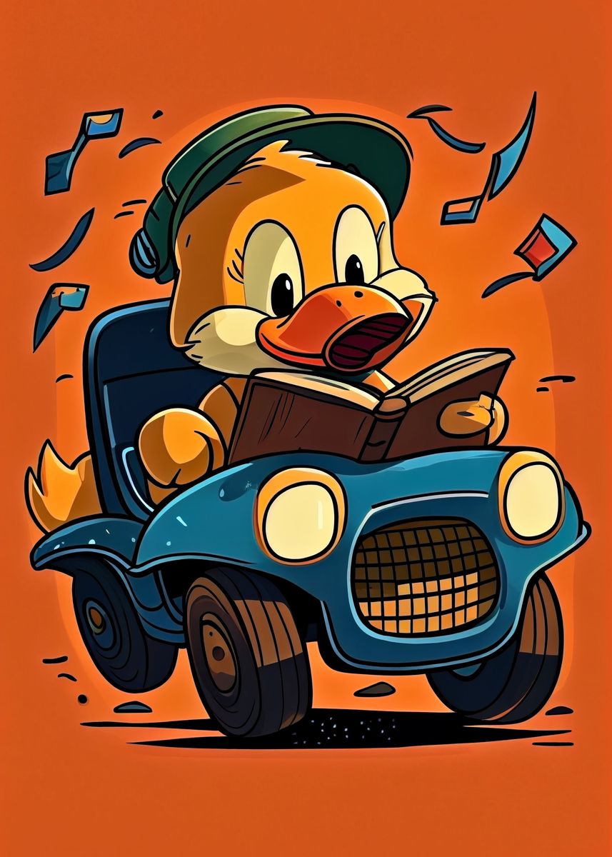 'Quackin and Rollin' Poster, picture, metal print, paint by Steel ...