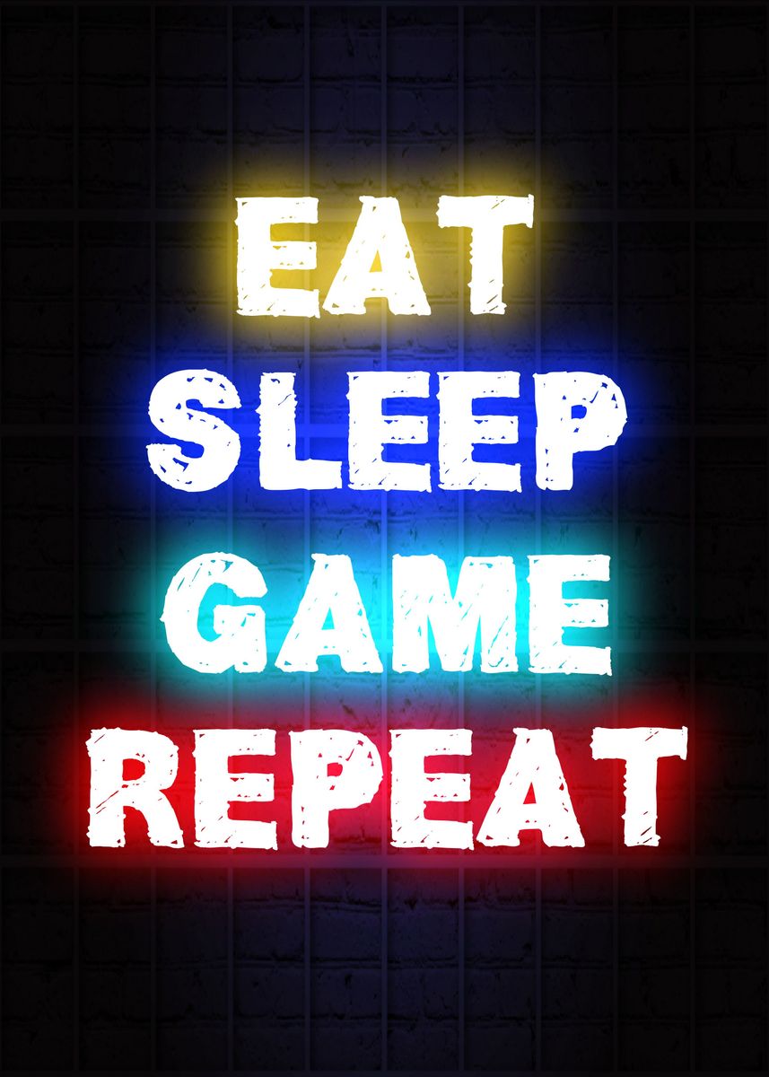 'Game inspirational ' Poster, picture, metal print, paint by pus meong ...