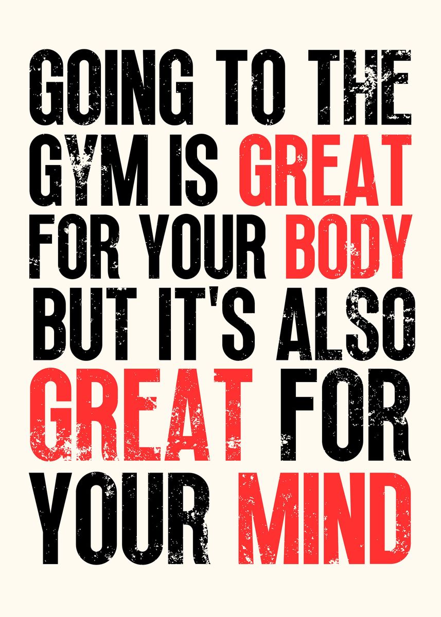 'Gym Motivation Inspiration' Poster, picture, metal print, paint by Nae ...