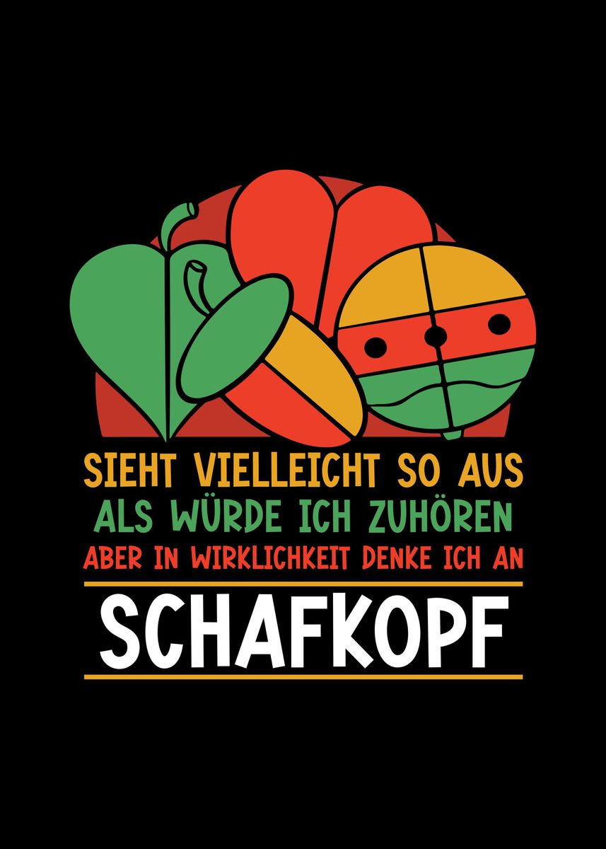 Schafkopf Poster By Sebastian W nsche Displate schafkopf-poster-by-sebastian-w-nsche-displate