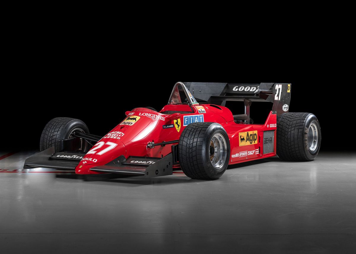 '1984 Ferrari 126 C4 F1 Car' Poster by Finn Vidtak | Displate