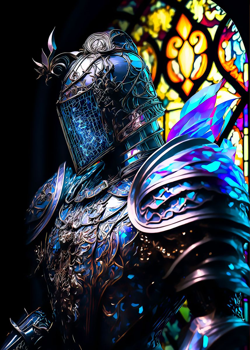 'Warrior Armor' Poster, picture, metal print, paint by acker ranie ...