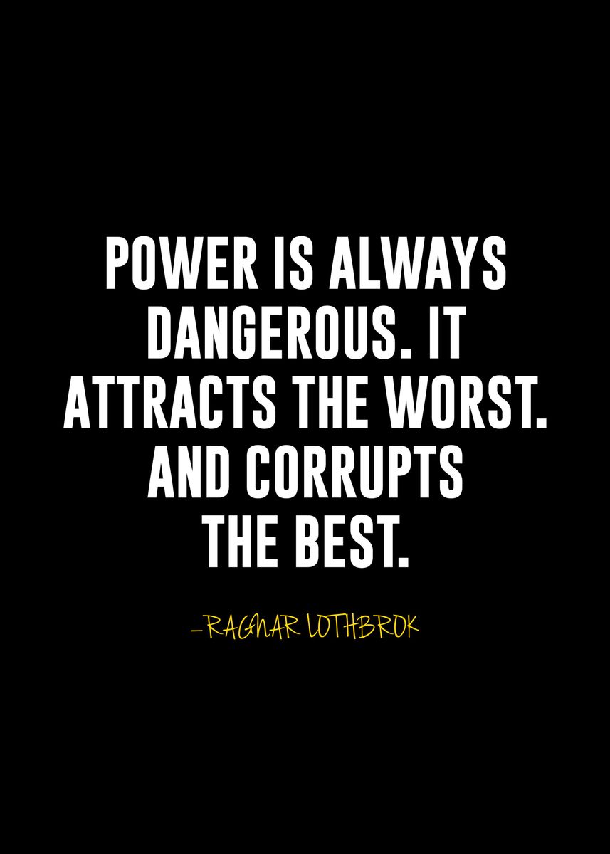 'Ragnar Lothbrok quote' Poster, picture, metal print, paint by Gembull ...