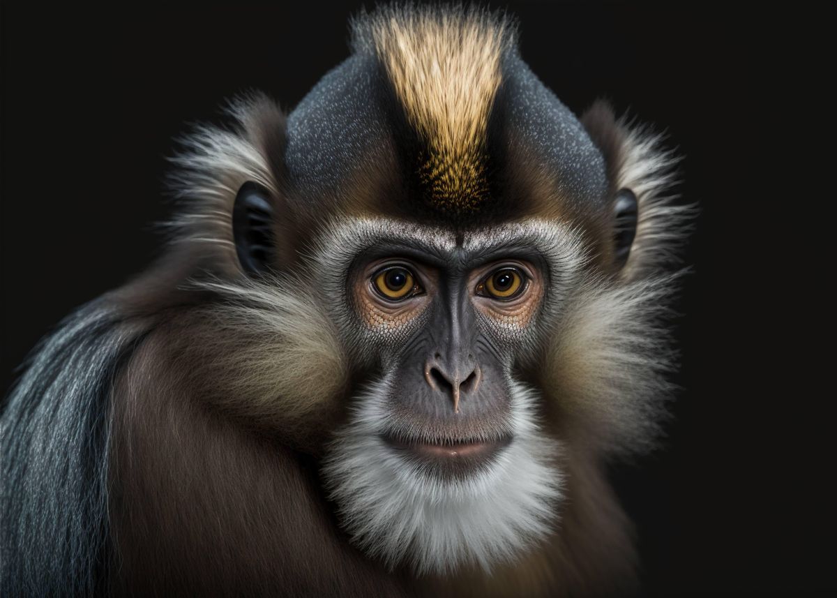 'Monkey Visuals' Poster by Sam Brady | Displate