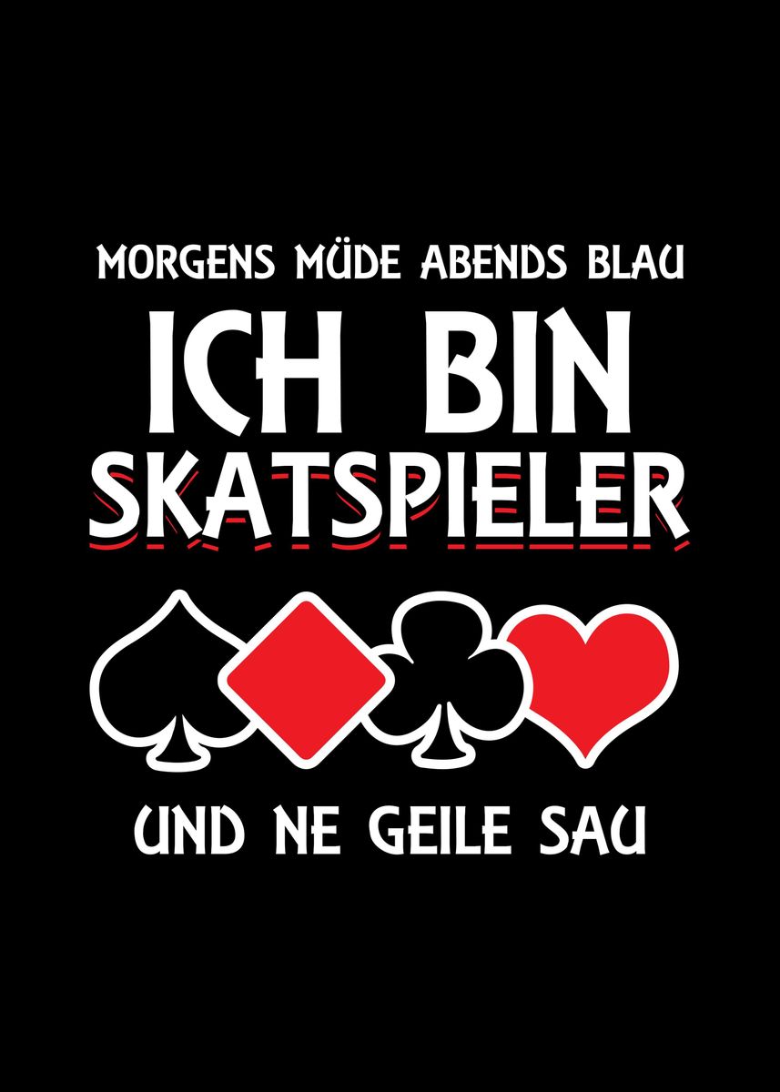Skat German Poster By Sebastian W nsche Displate skat-german-poster-by-sebastian-w-nsche-displate