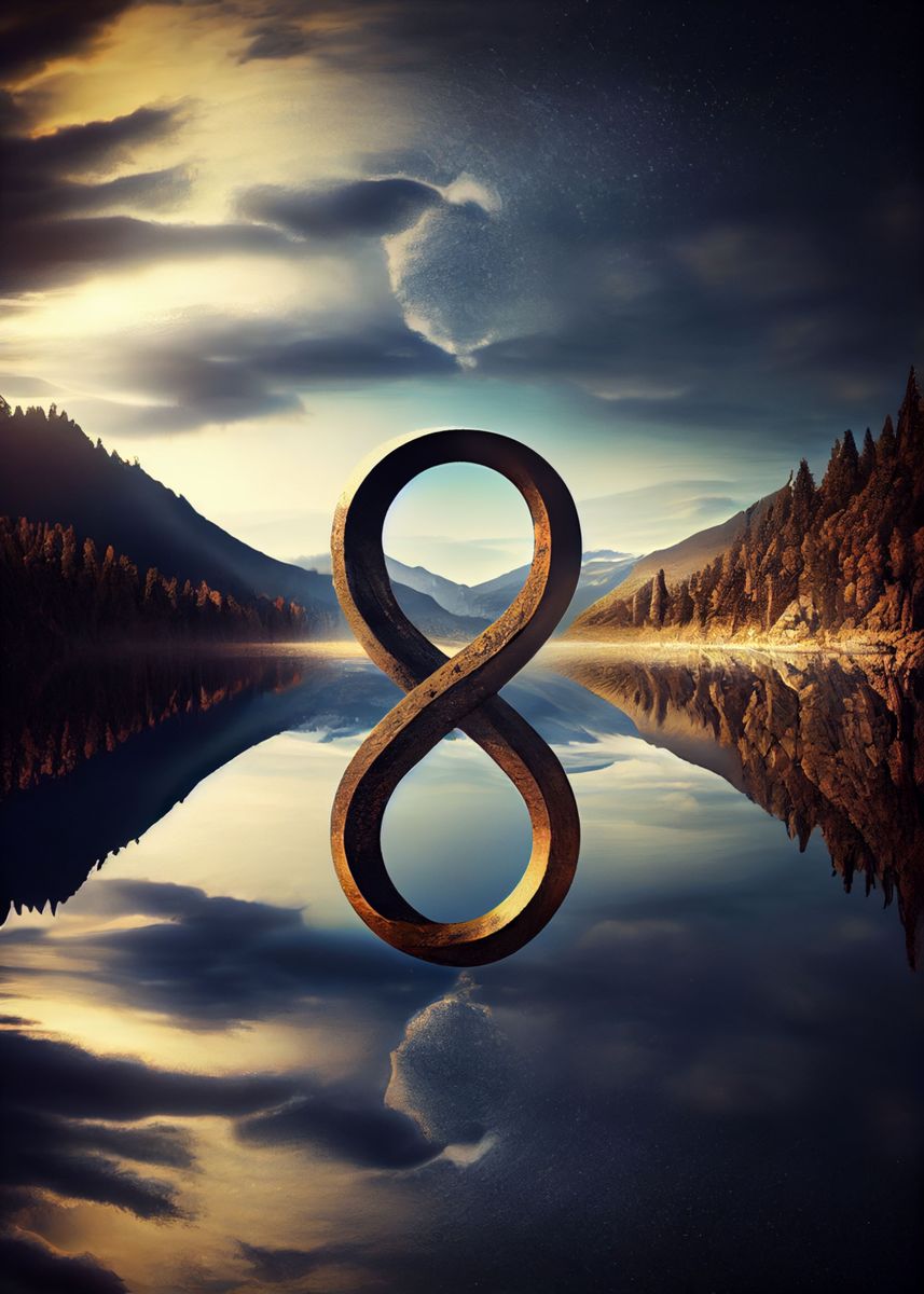 ' Infinity of Nature' Poster, picture, metal print, paint by ...