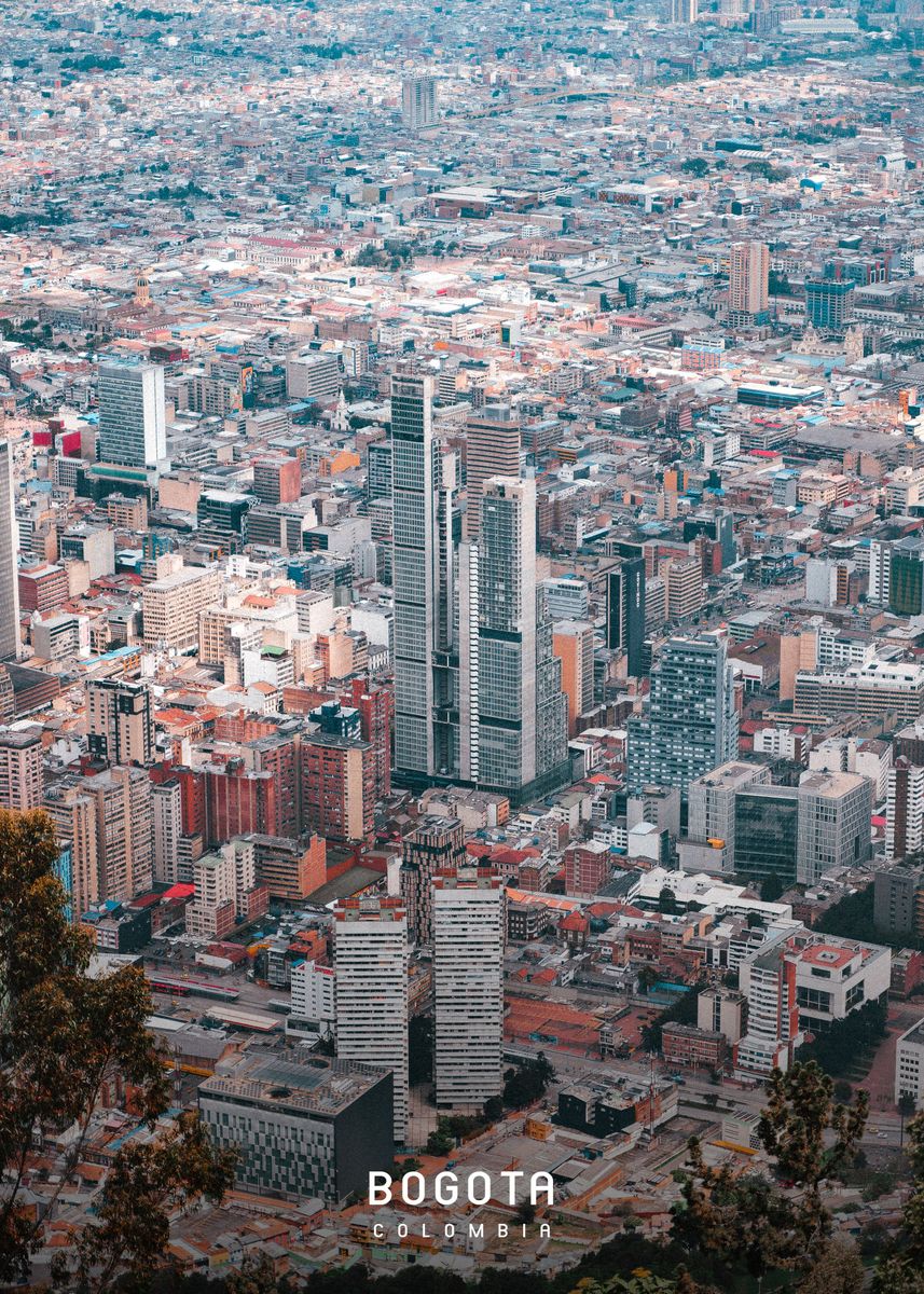 'Bogota ' Poster, picture, metal print, paint by Big City | Displate