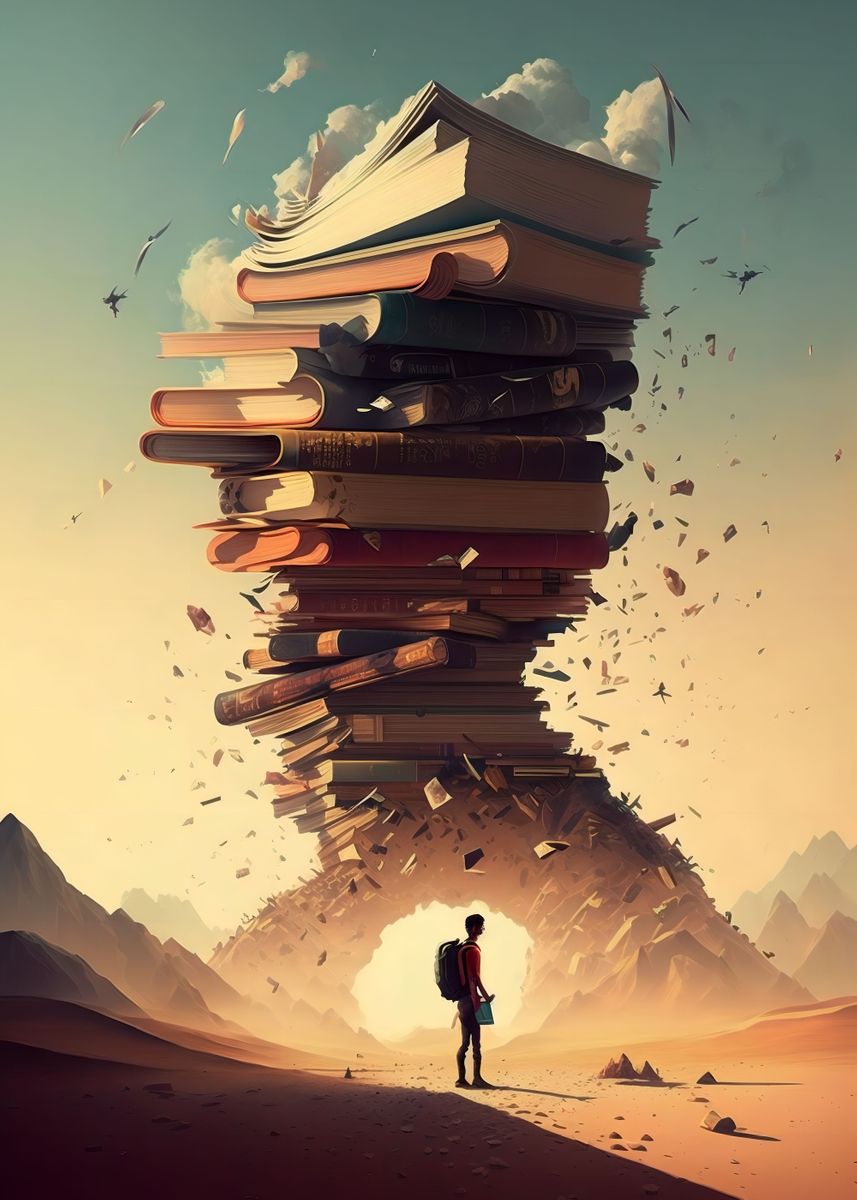 'Adventure in a book' Poster by DB P | Displate