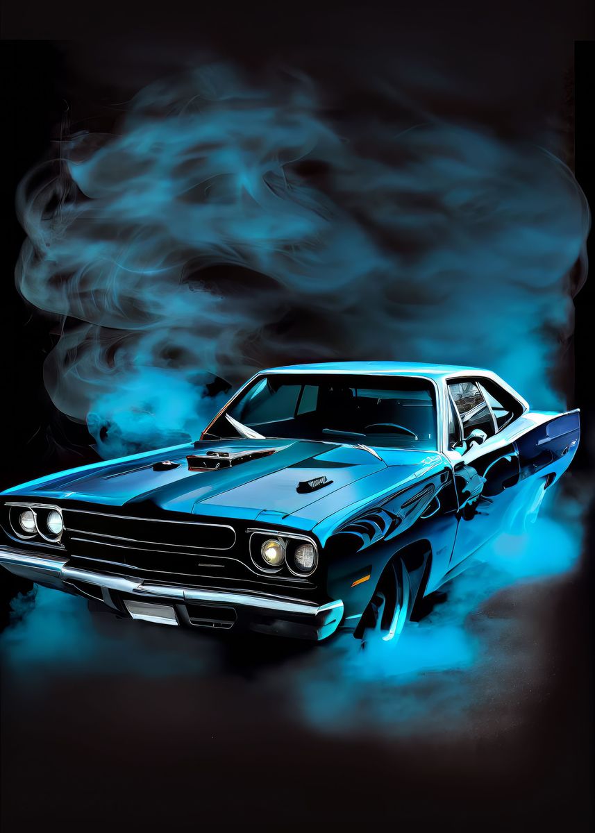 '1970 Plymouth Road Runner' Poster, picture, metal print, paint by ...