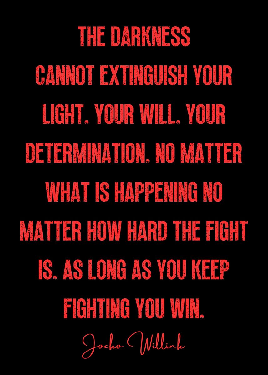 'Keep Fighting' Poster, picture, metal print, paint by Nae | Displate
