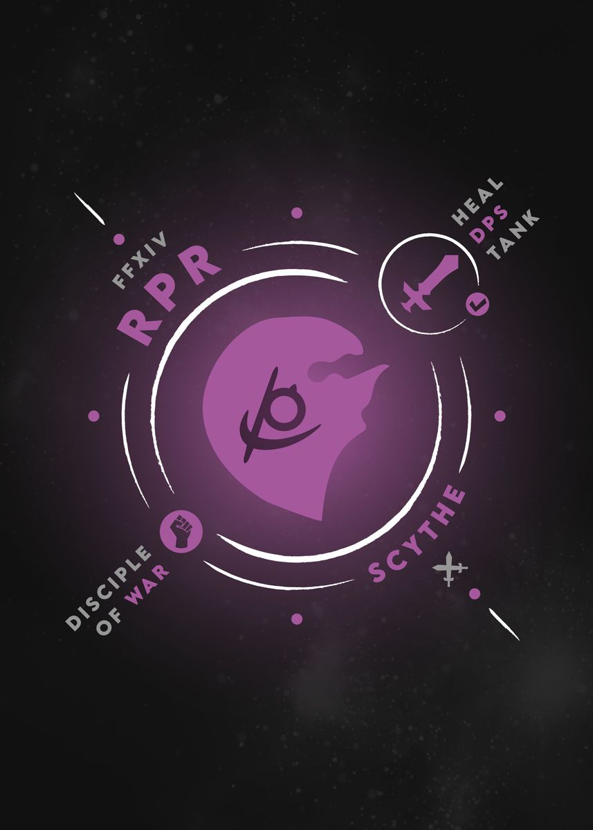 'RPR Life FF14' Poster, picture, metal print, paint by Joe Bui | Displate