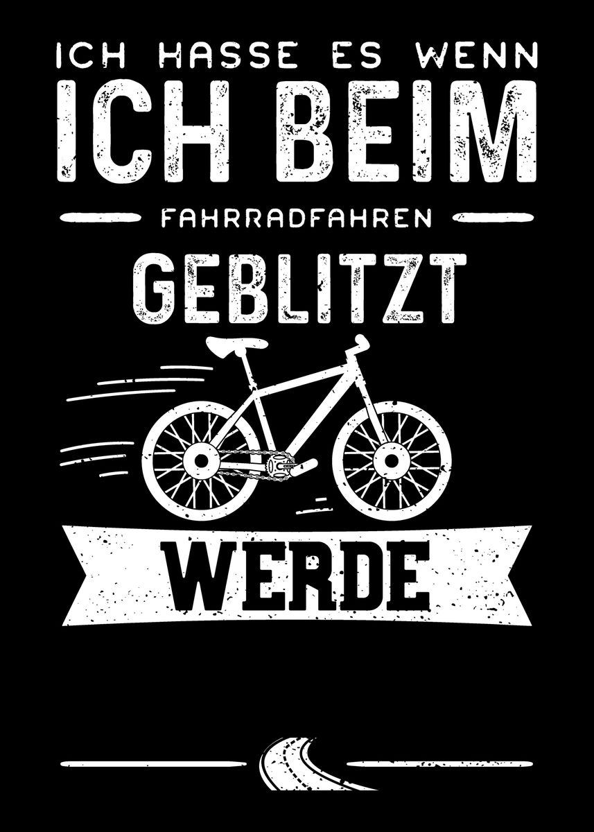 'Ich Hasse Es Wenn Ich Beim' Poster, picture, metal print, paint by ...