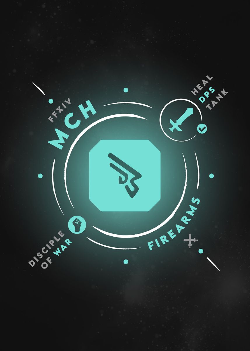 'MCH Life FF14' Poster, picture, metal print, paint by Joe Bui | Displate