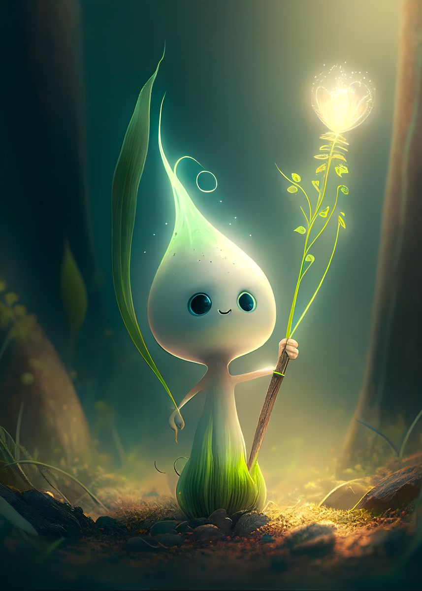 'Lumina The Spring Spark' Poster, picture, metal print, paint by ...