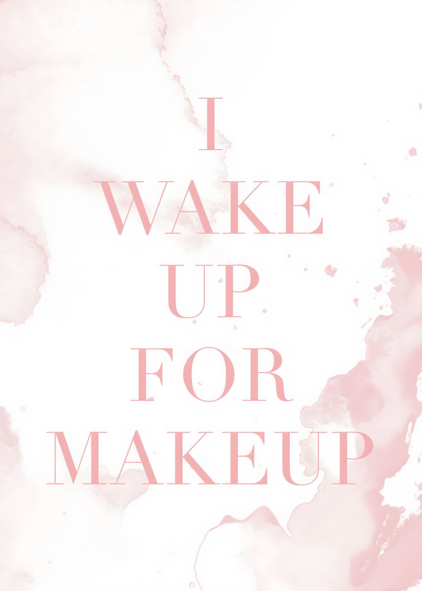 'Makeup' Poster, picture, metal print, paint by Izu | Displate