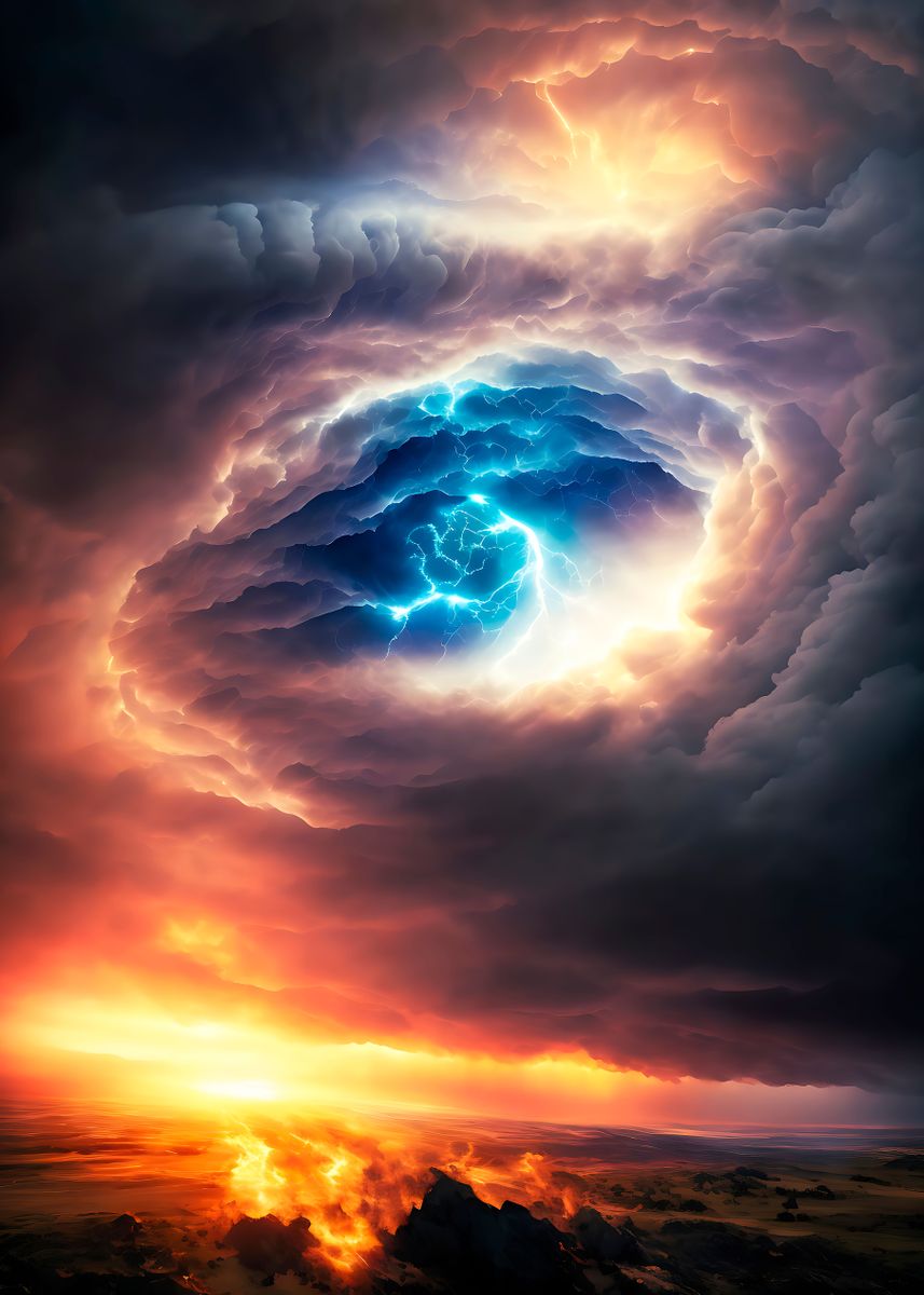 'ARMAGEDDON APOCALYPSE' Poster by Osvaldo Ramos Artist | Displate