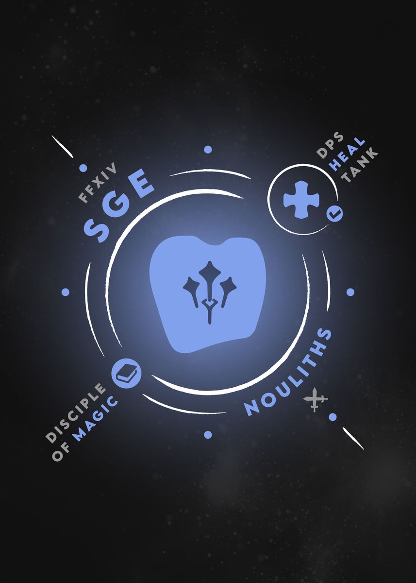 'SGE Life FF14' Poster, picture, metal print, paint by Joe Bui | Displate