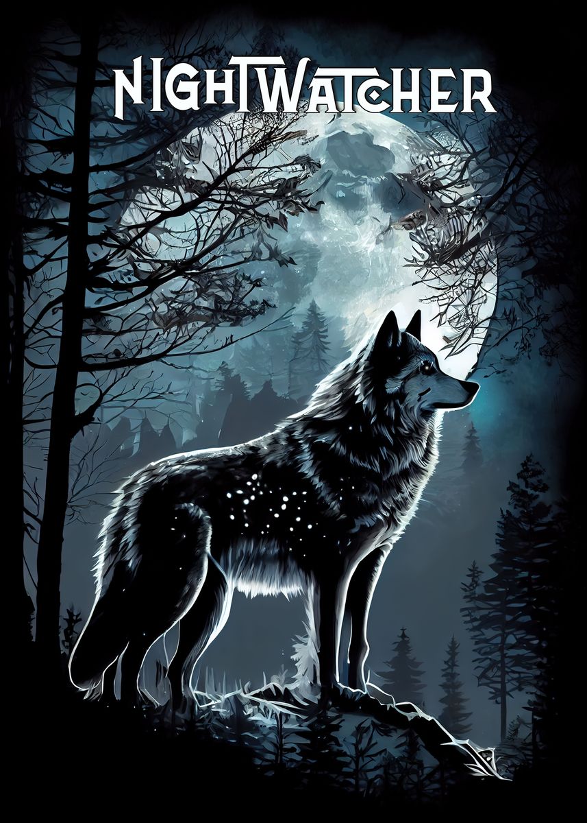 'Night Watcher' Poster, picture, metal print, paint by Alexandru ...