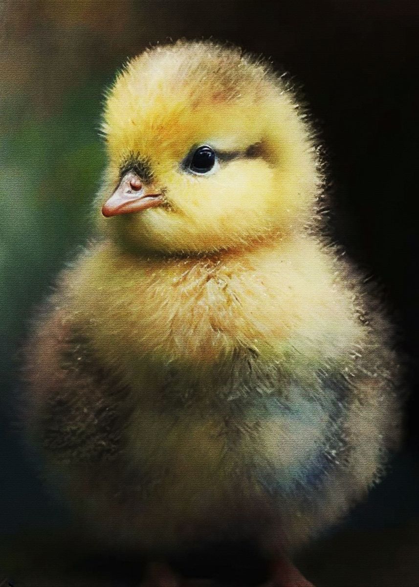 'Cute Chicks' Poster, picture, metal print, paint by Coffee Design ...