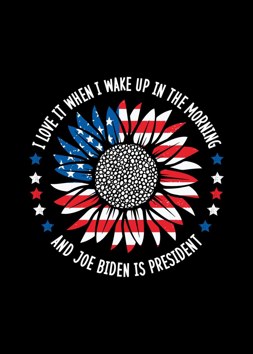 'Joe Biden' Poster, picture, metal print, paint by Sebastian Wünsche ...