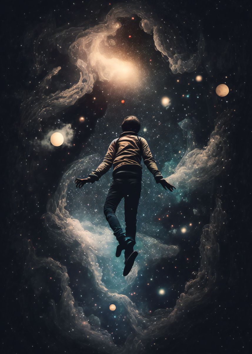 'Dreamscape Drifter' Poster, picture, metal print, paint by Powerful ...