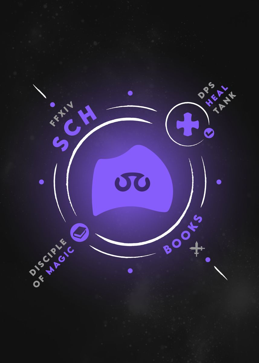 'SCH Life FF14' Poster, picture, metal print, paint by Joe Bui | Displate