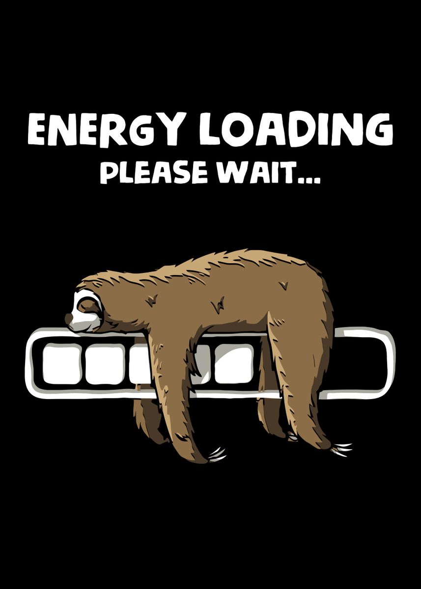 'energy loading' Poster, picture, metal print, paint by Motivation ...
