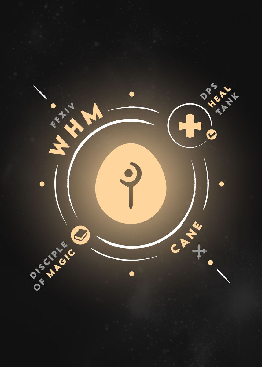 'WHM Life FF14' Poster, picture, metal print, paint by Joe Bui | Displate