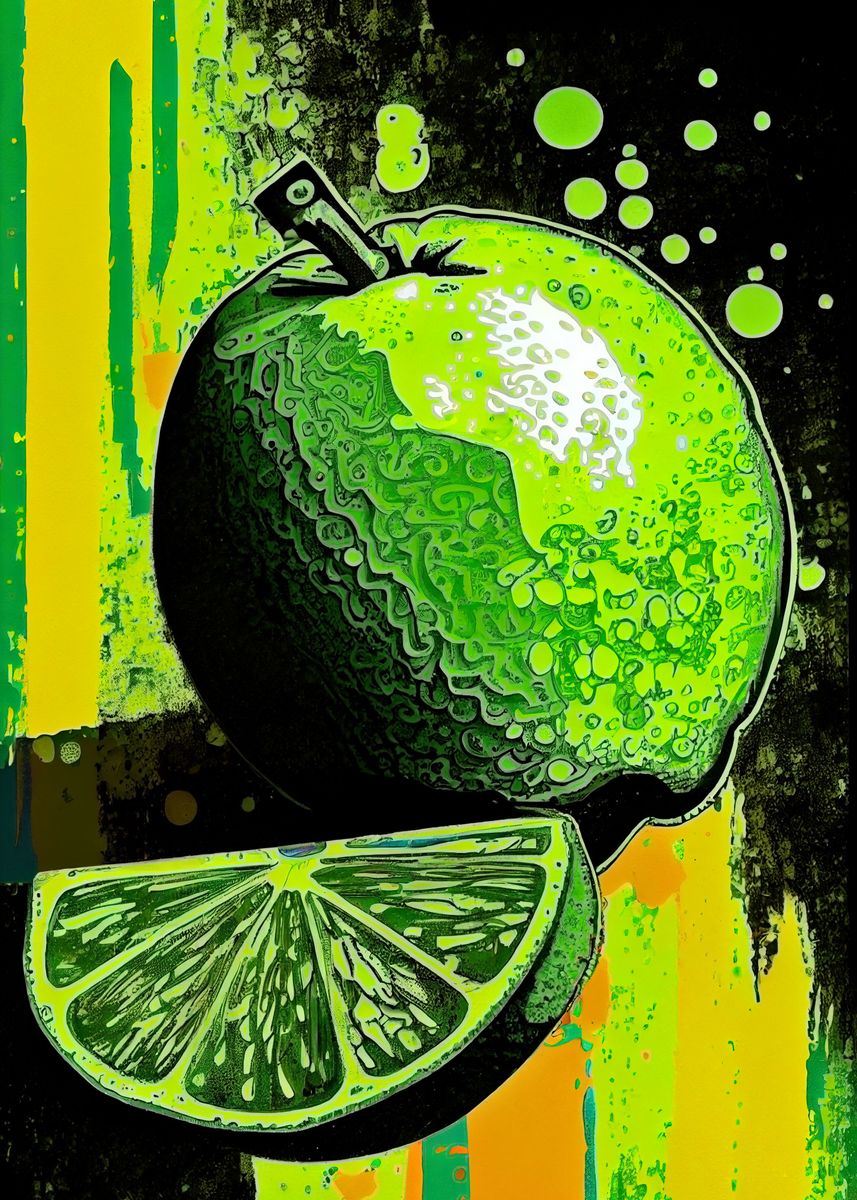 'Zesty Zing' Poster, picture, metal print, paint by Steel Canvas ...