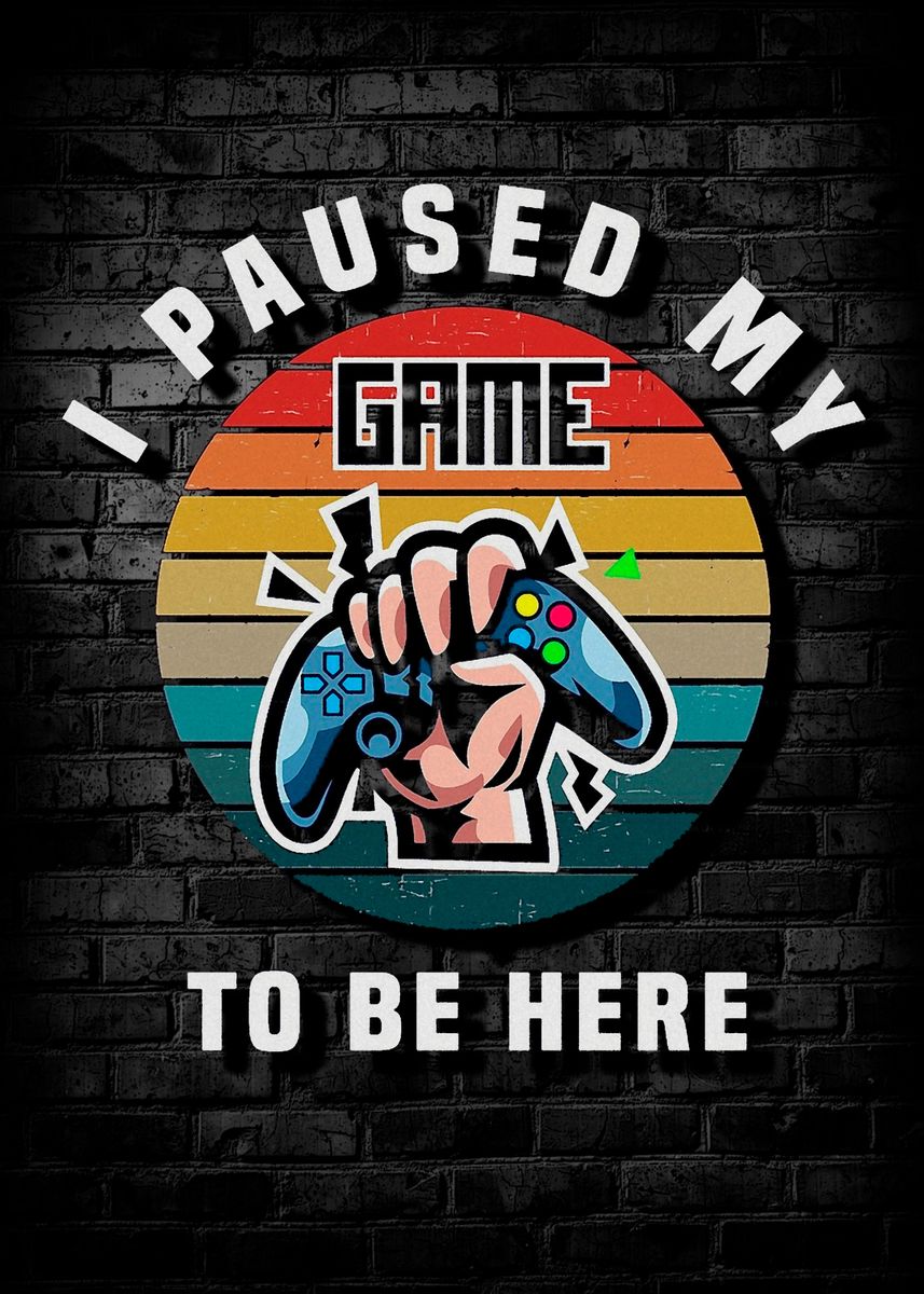 'Game Gamer Gaming' Poster, picture, metal print, paint by Metal ...