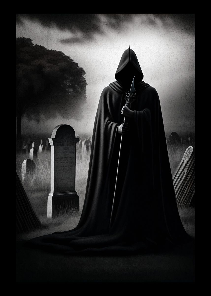 'angel of death' Poster, picture, metal print, paint by rasyid ...