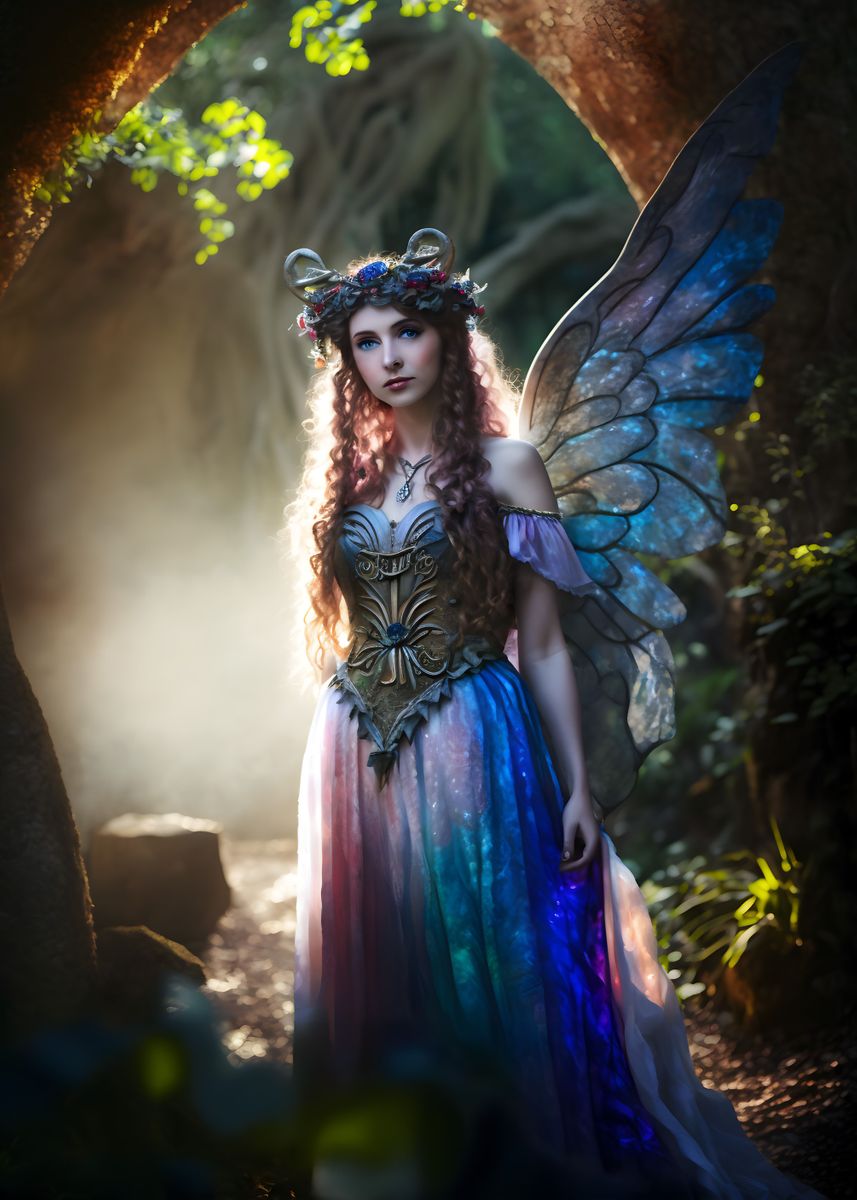 'Misty Morning Fairy' Poster, picture, metal print, paint by Misty ...