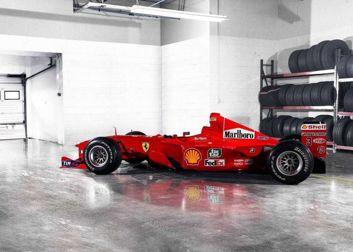 'Ferrari F2000 2000 F1 Car' Poster by Finn Vidtak | Displate