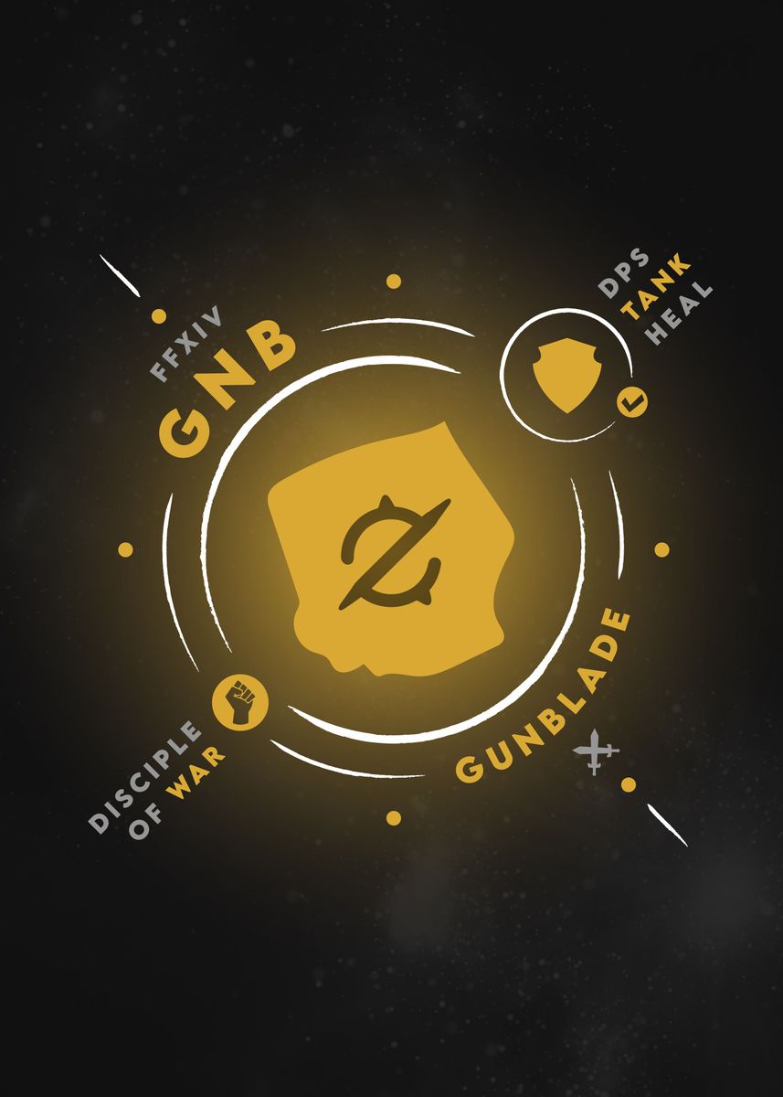 'GNB Life FF14' Poster, picture, metal print, paint by Joe Bui | Displate