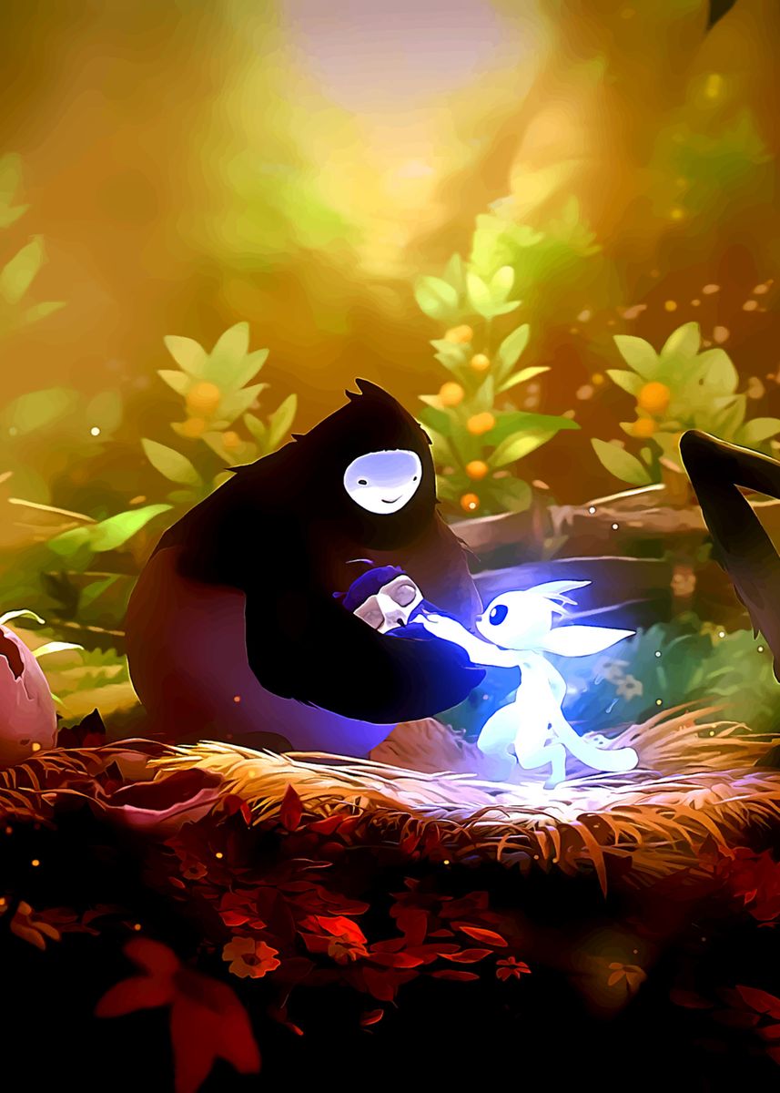 'Ori Game' Poster, picture, metal print, paint by Silksong | Displate