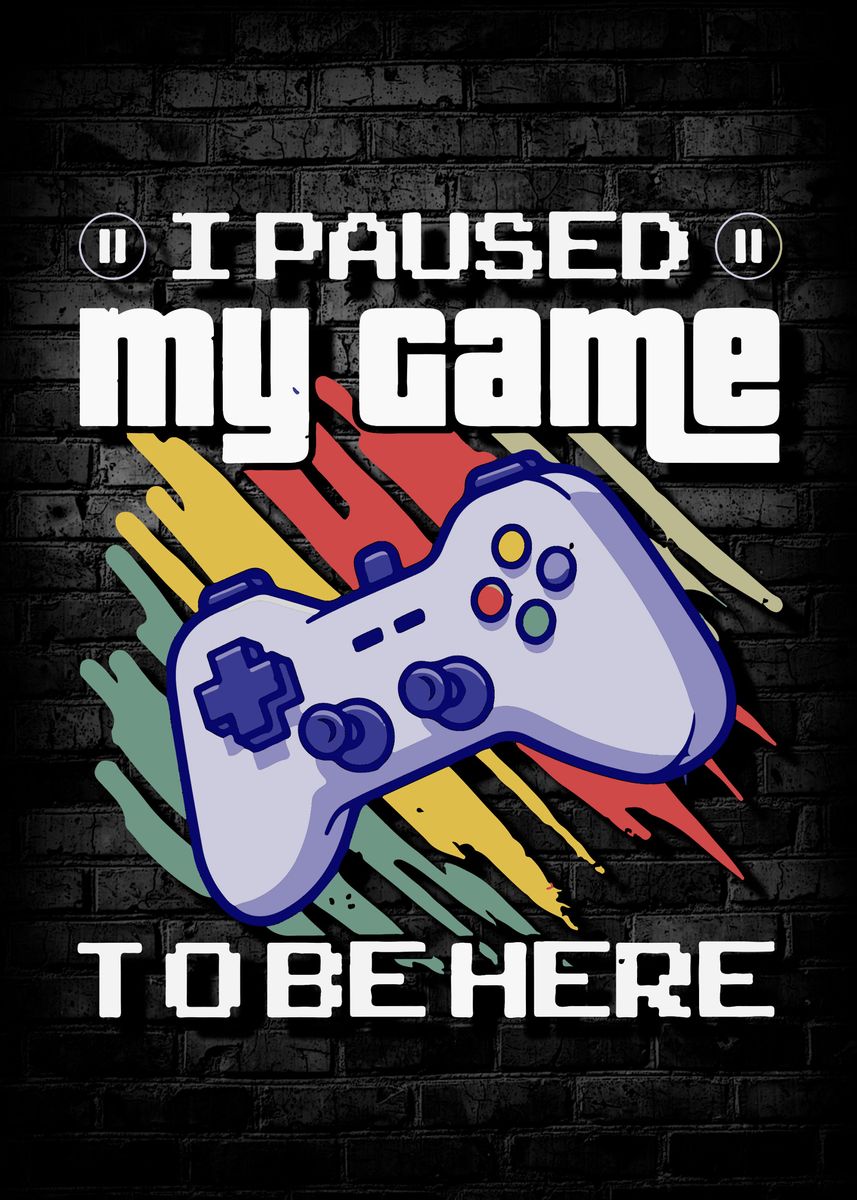 'Game Gamer Gaming' Poster, picture, metal print, paint by Metal ...