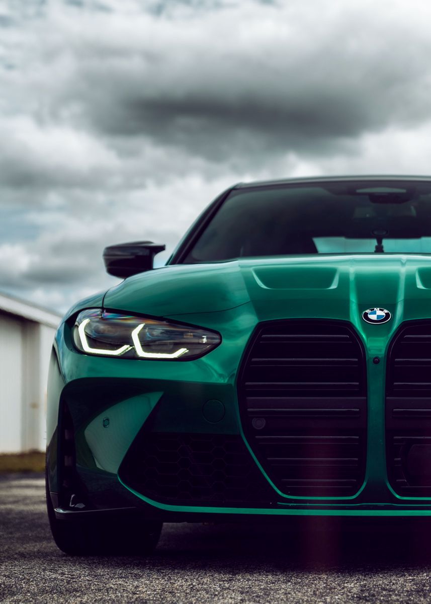 'BMW G80 M3' Poster, picture, metal print, paint by Horror Cars | Displate