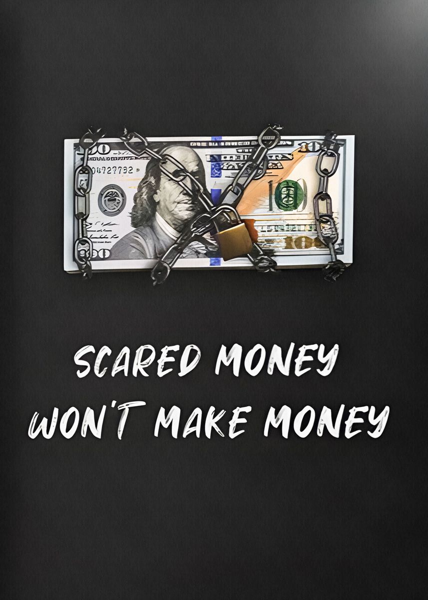 'Scared Money' Poster, picture, metal print, paint by Conceptual ...