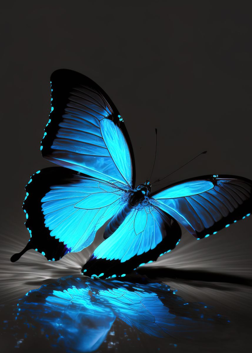 'Butterfly colorful' Poster by Artmatrusa | Displate