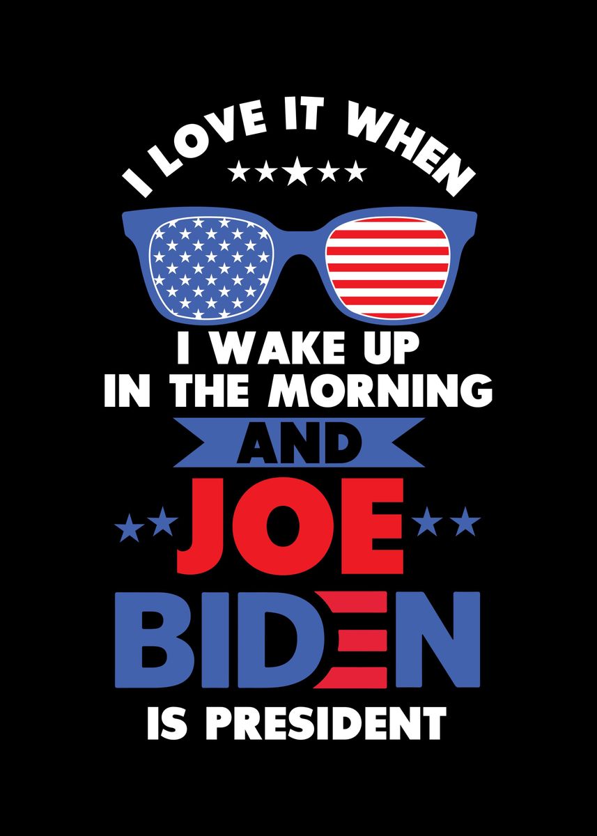'Joe Biden' Poster, picture, metal print, paint by Sebastian Wünsche ...