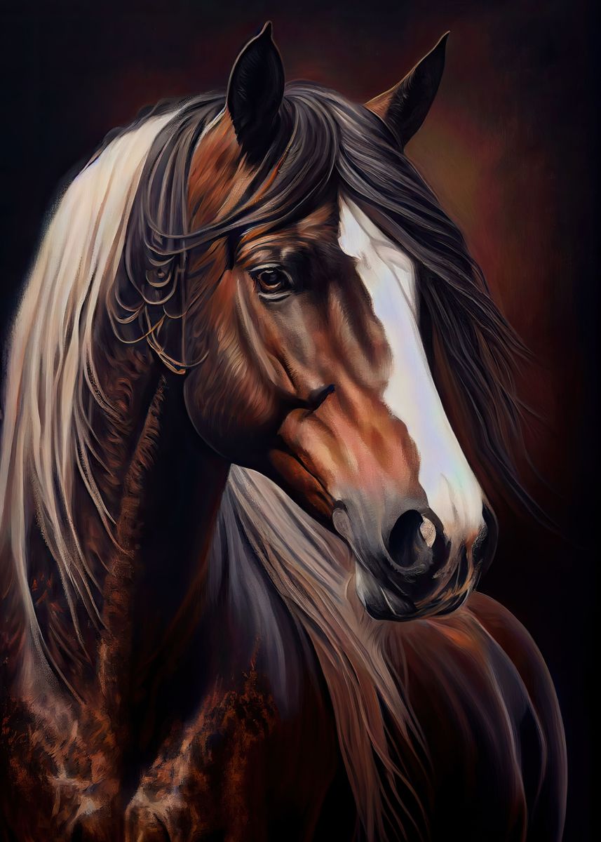 Realistic Horse Paintings