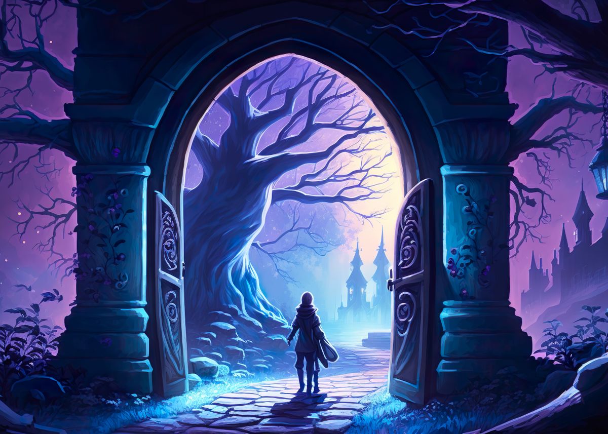 'Enchanted Gate' Poster by PrintYourDigitals | Displate