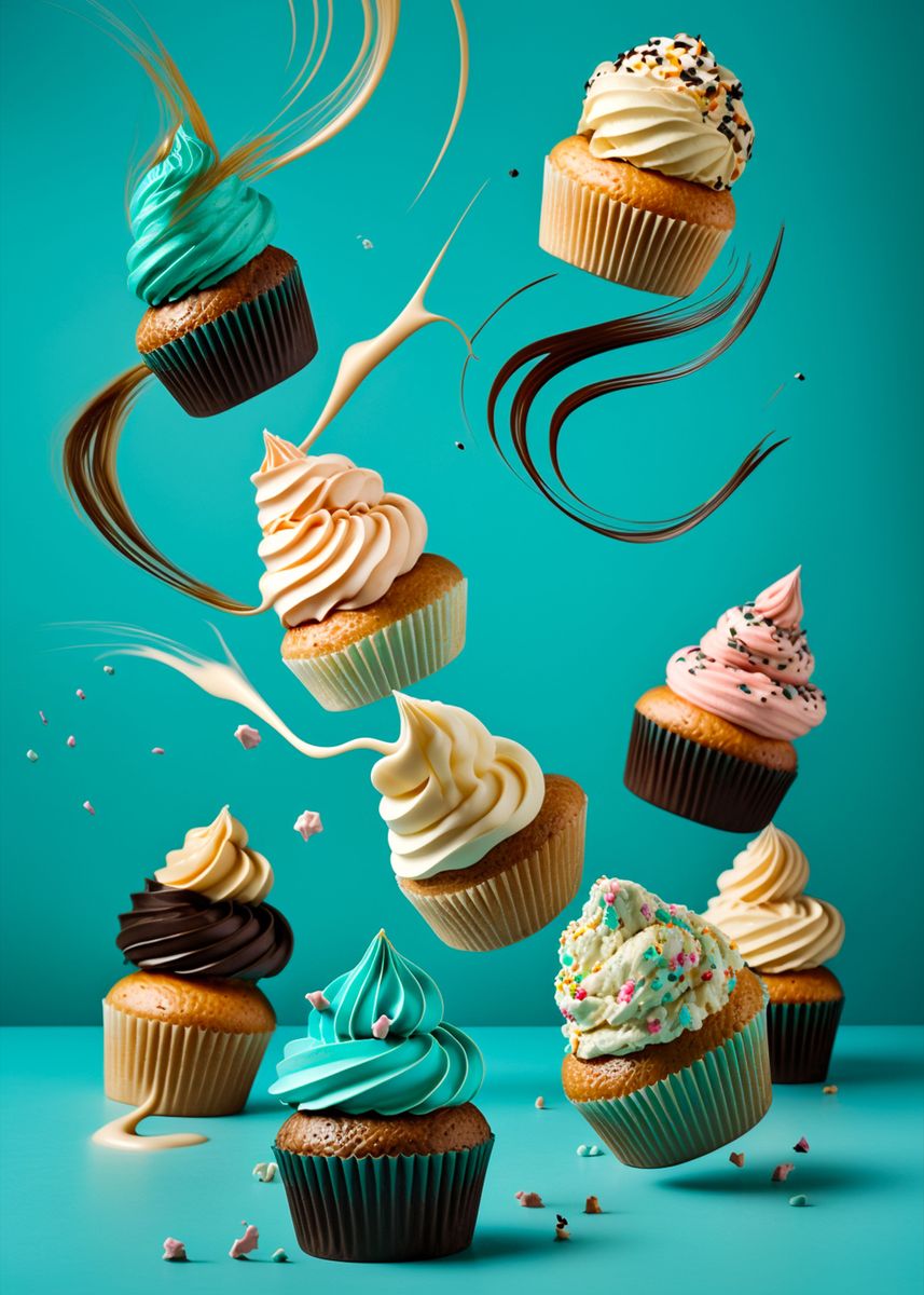 'Sweet Cake' Poster, picture, metal print, paint by Zachariah Stacey ...